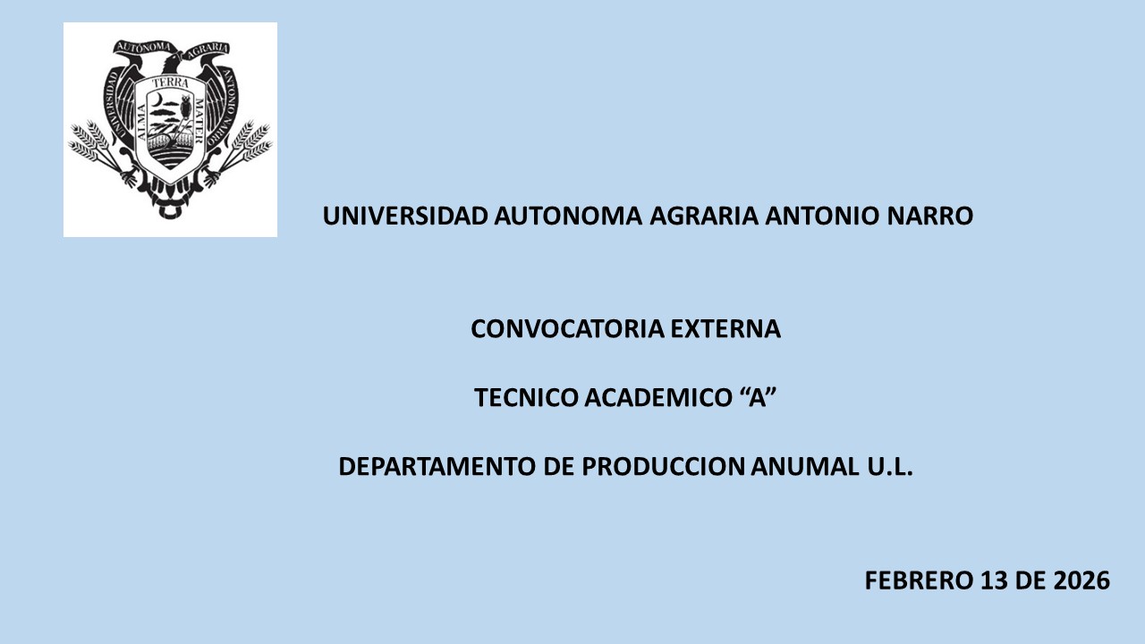 Universidad Autónoma Agraria Antonio Narro Oficial